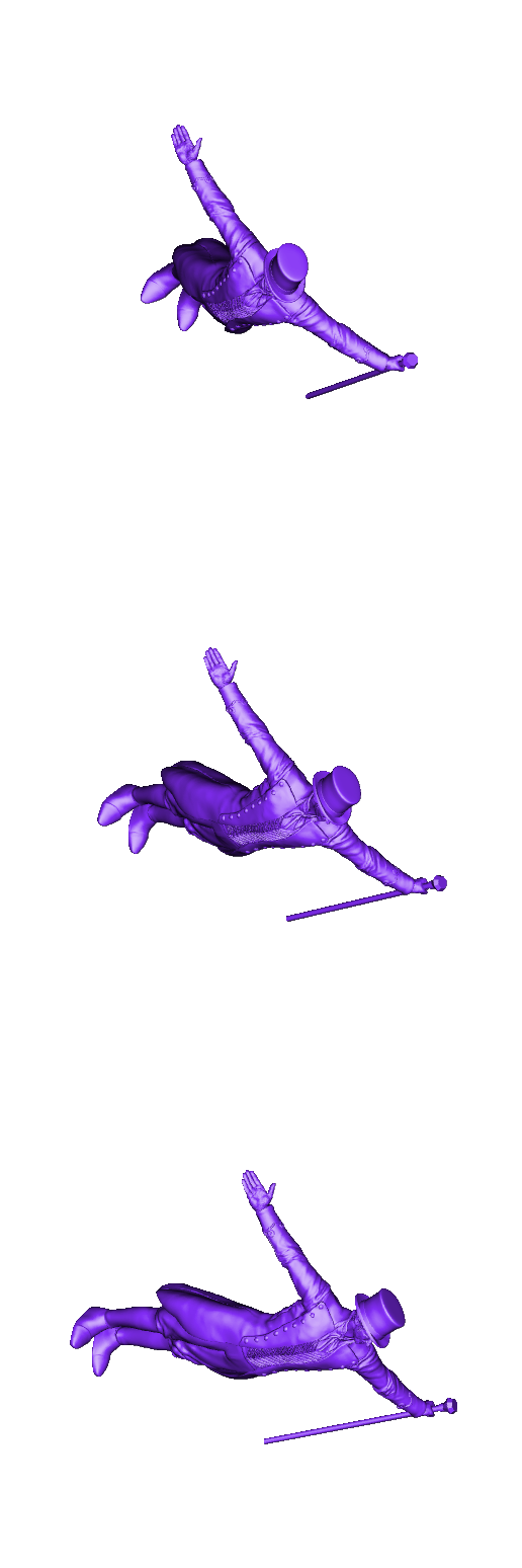 Download OBJ file GREATEST SHOWMAN PT BARNUM HUE JACKMAN 3D PRINT ...